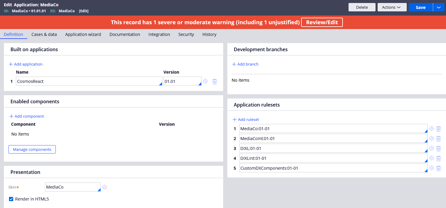 Published DX Custom Component is not visible via App Studio | Support Center